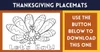 Free Thanksgiving Placemats Printable — Stevie Doodles