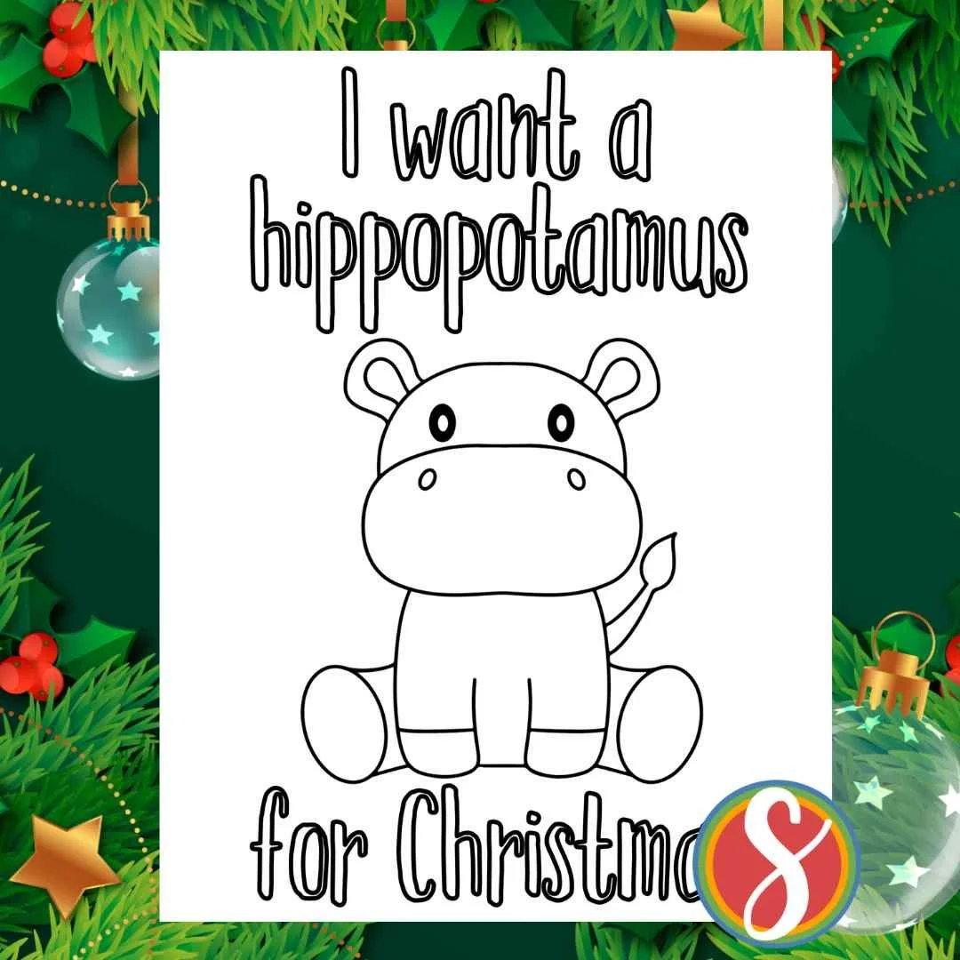 Free Song Lyrics Christmas Coloring Pages — Stevie Doodles