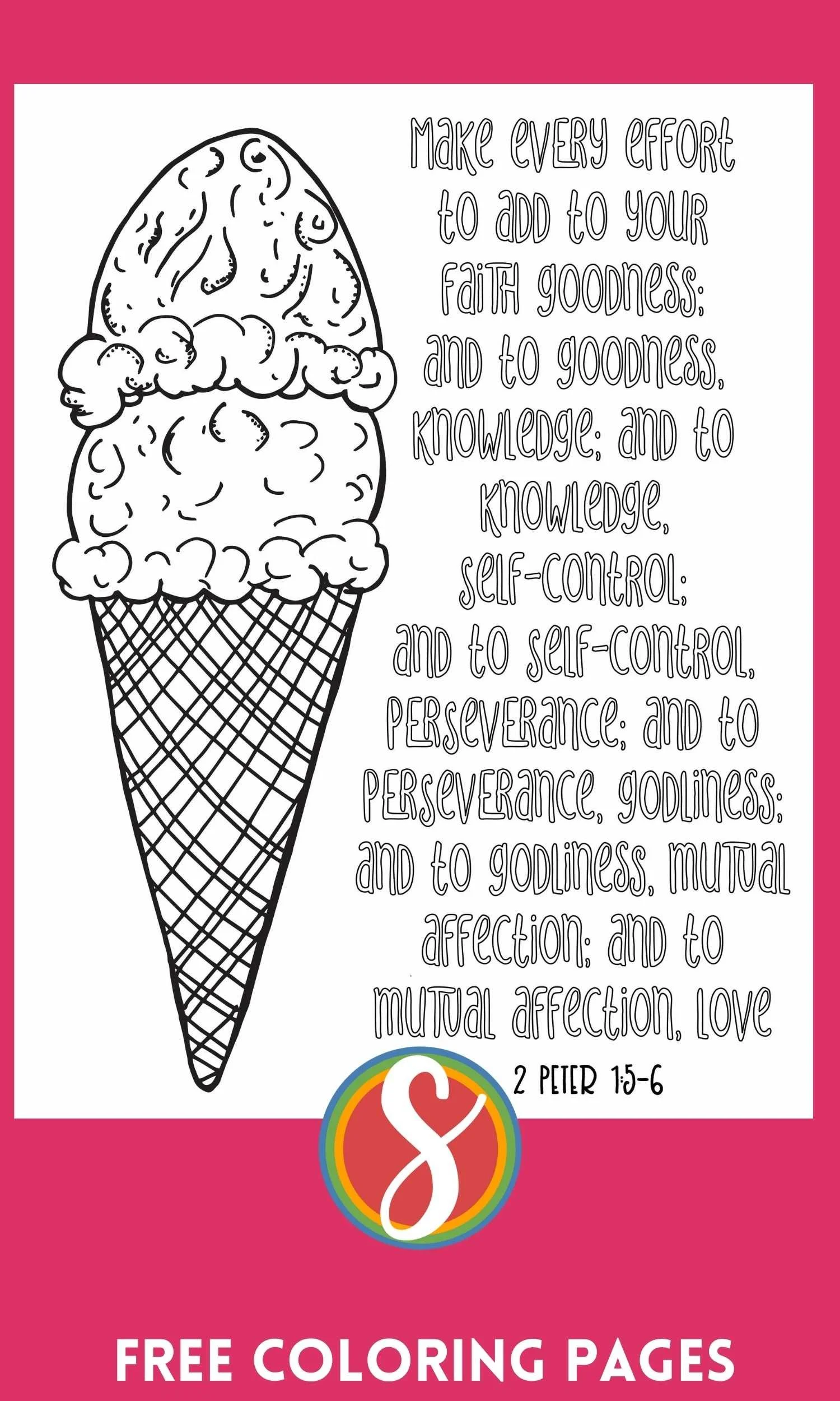 Free 2 Peter Coloring Pages — Stevie Doodles