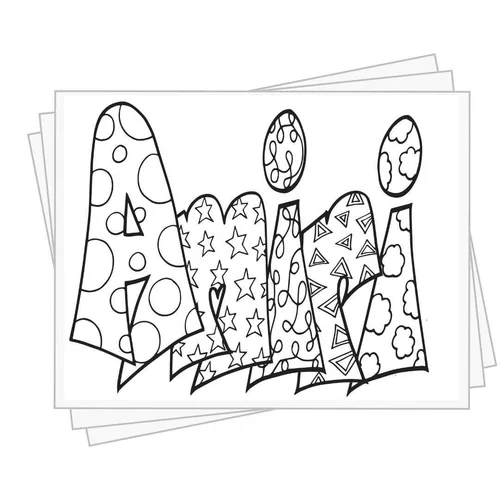 Free AMIRI Coloring Page — Stevie Doodles