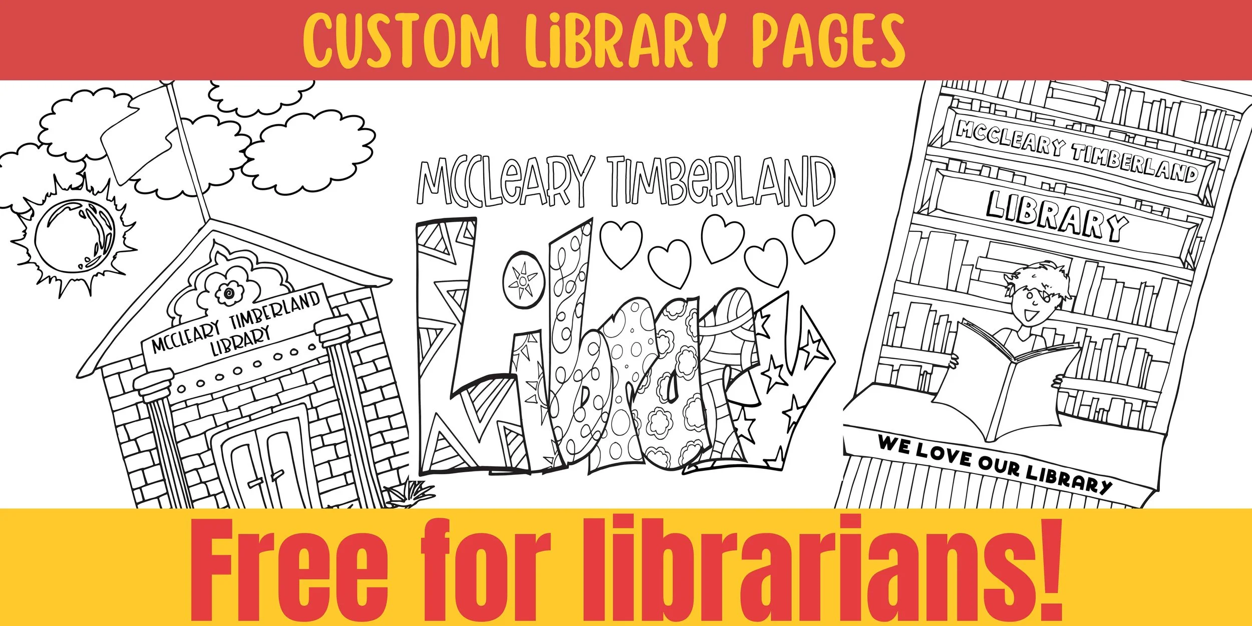 Library Appreciation Printables — Stevie Doodles