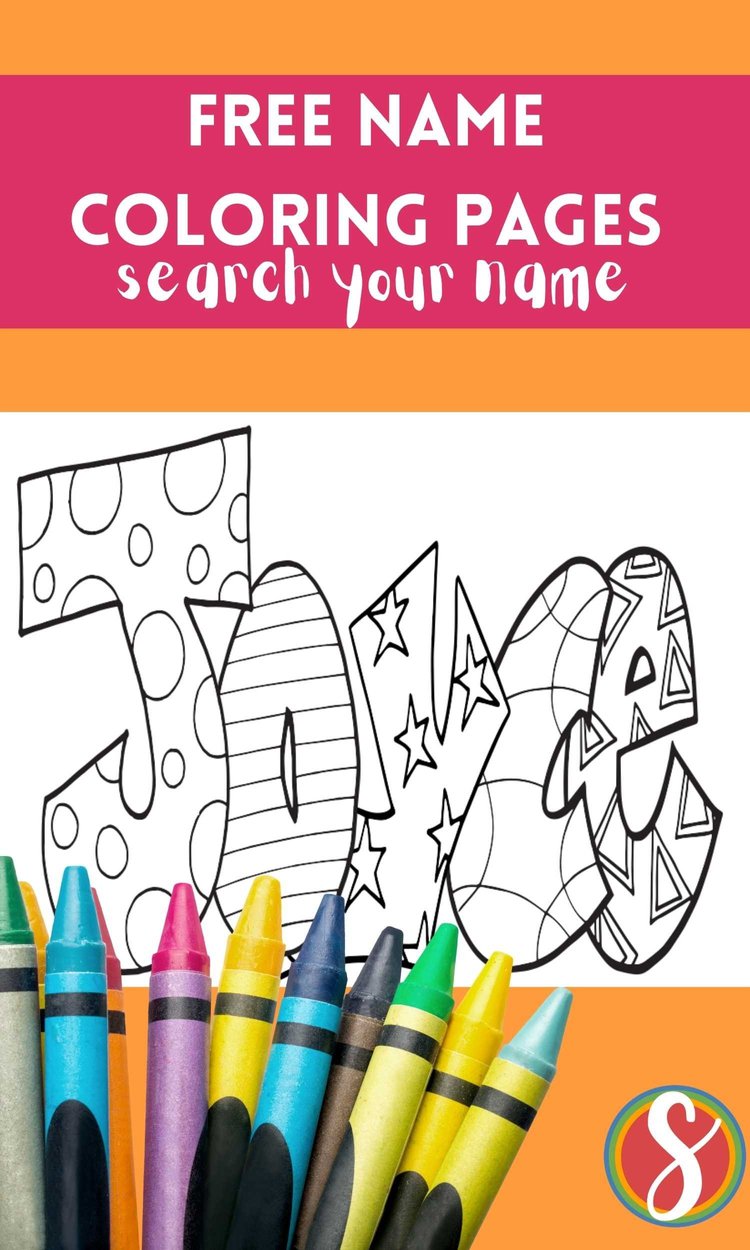 JOYCE Free Name Coloring Page — Stevie Doodles