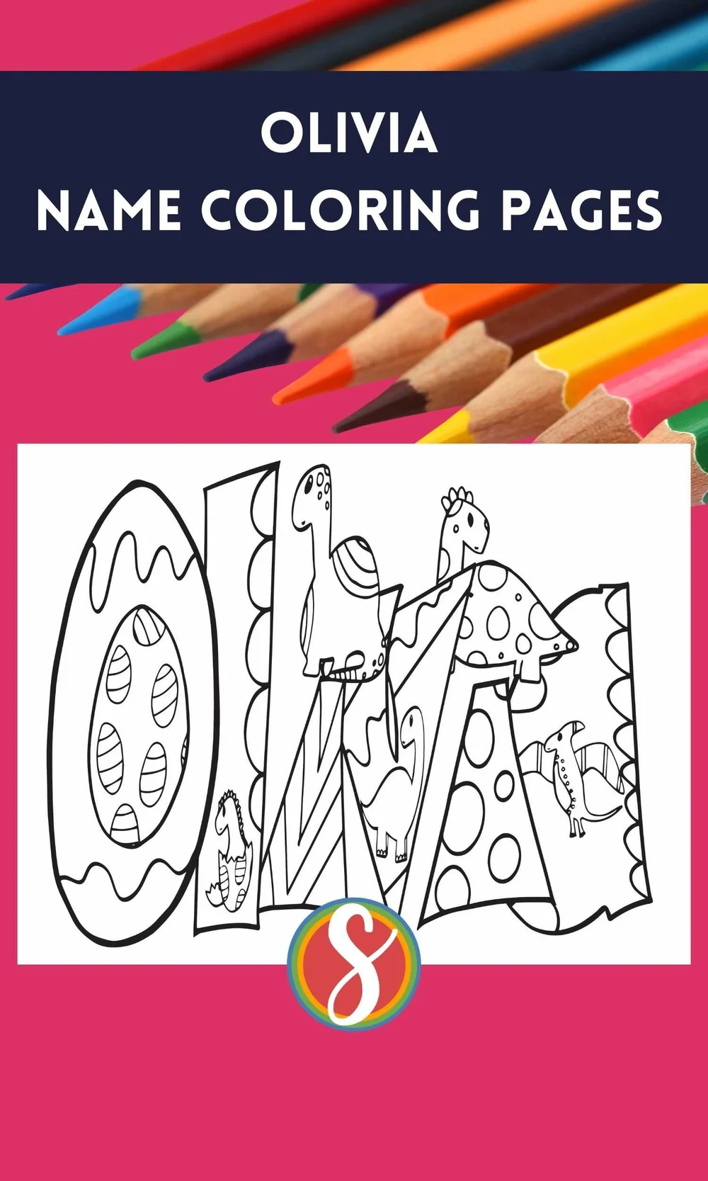 10 OLIVIA Coloring Pages — Stevie Doodles