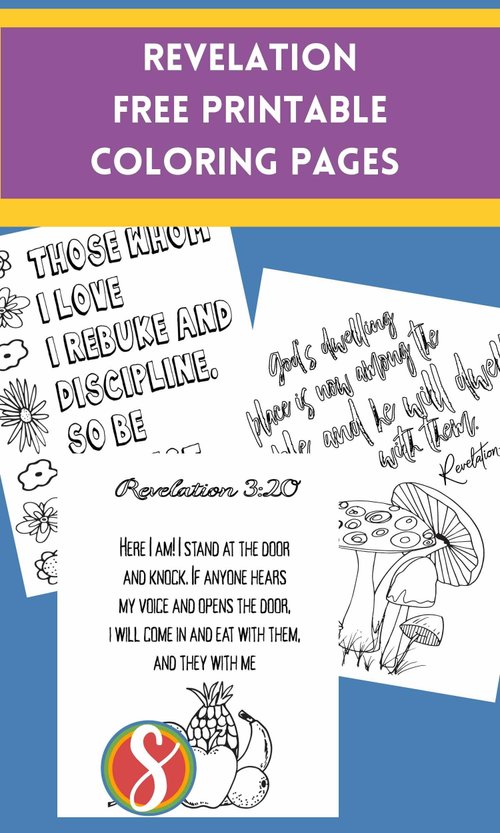 Free Revelation Coloring Pages — Stevie Doodles