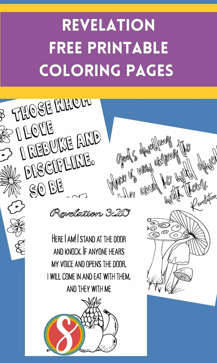 Free Revelation Coloring Pages — Stevie Doodles