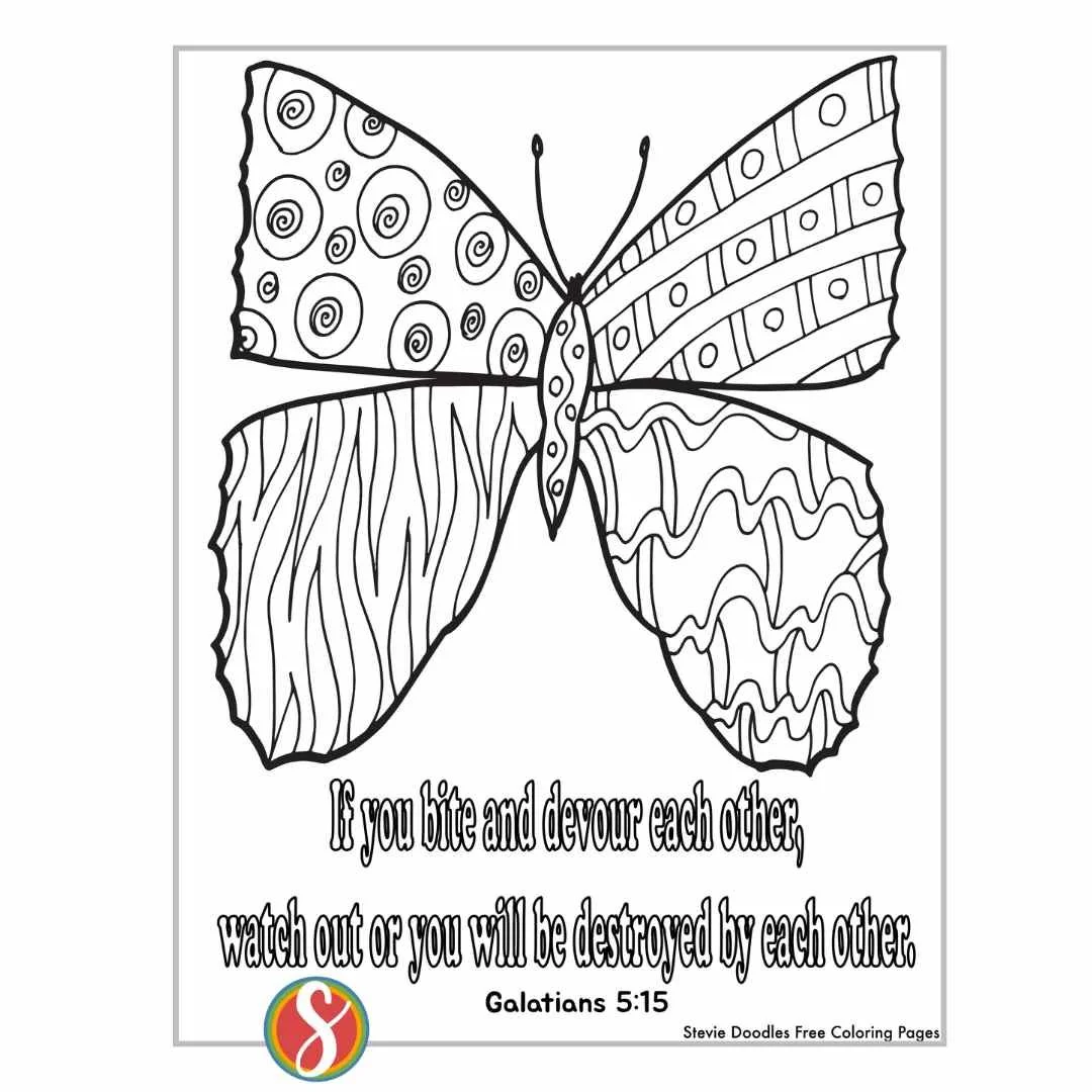 Free Galatians Coloring Pages — Stevie Doodles