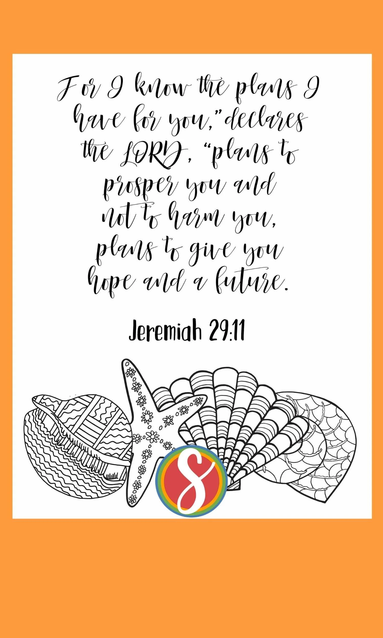 Free Jeremiah Verses Coloring Pages — Stevie Doodles