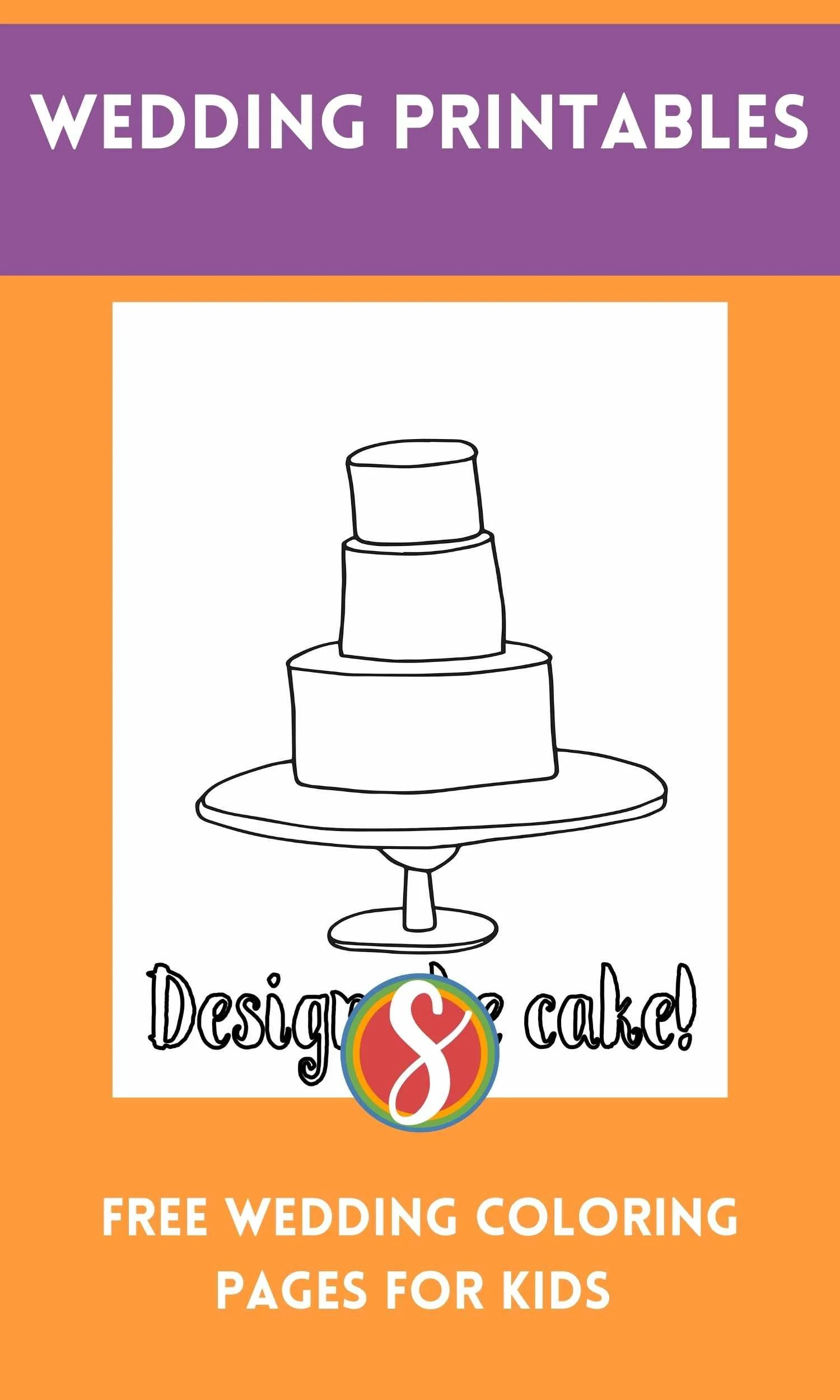 Free Wedding Coloring Pages — Stevie Doodles