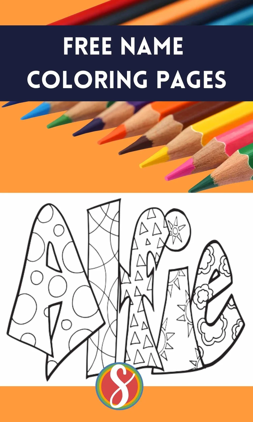 ALFIE Free Name Coloring Page — Stevie Doodles