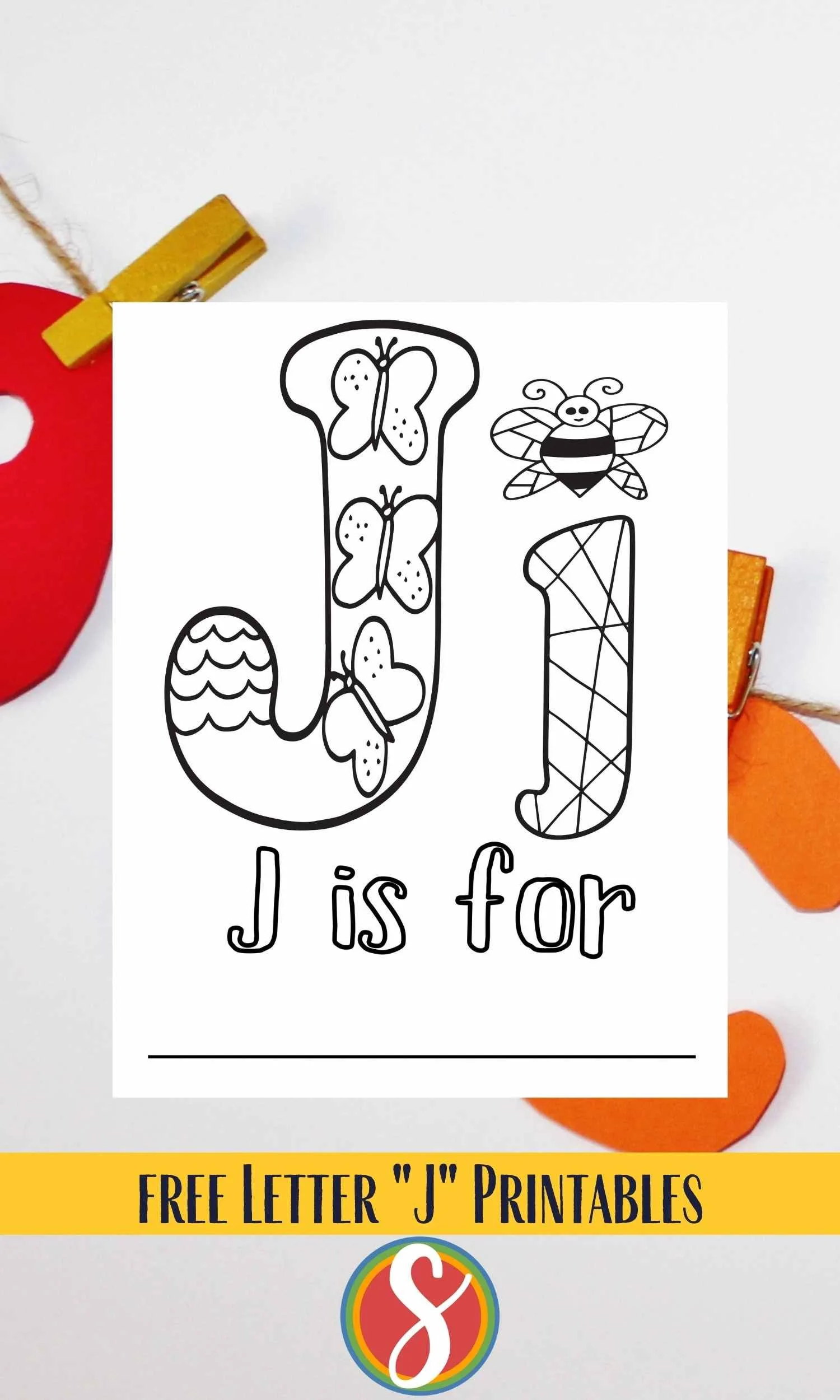 10 Free "J" Coloring Pages — Stevie Doodles