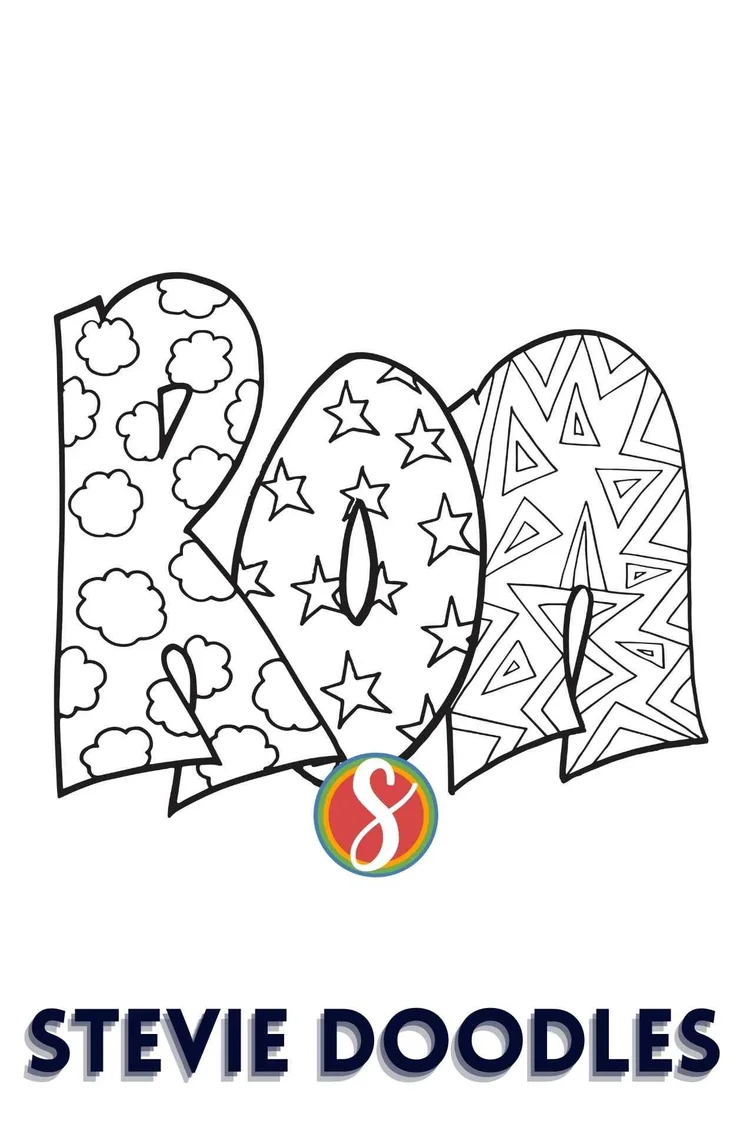 Free Ron Coloring Pages — Stevie Doodles