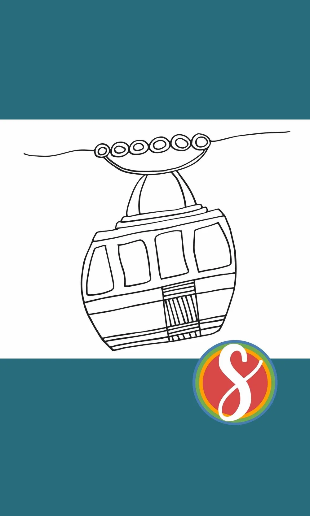 Free Cable Car Coloring Pages — Stevie Doodles