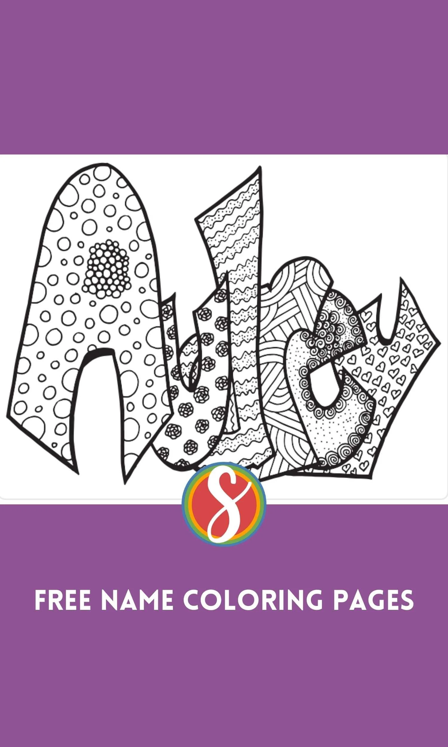 Free Audrey Coloring Page — Stevie Doodles