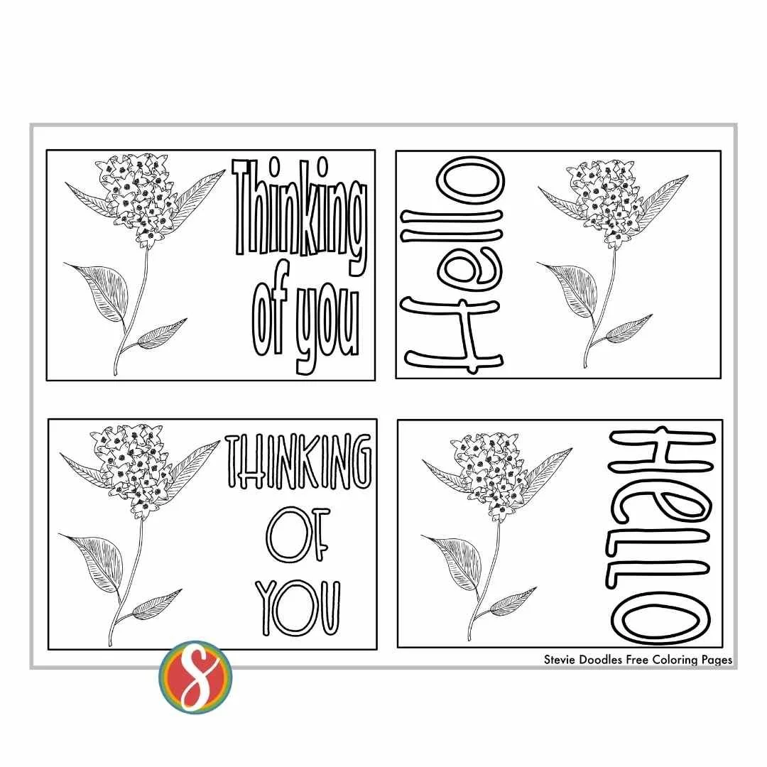 Free Lilac Coloring Pages — Stevie Doodles