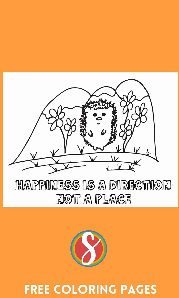 Free Hedgehog Coloring Pages — Stevie Doodles