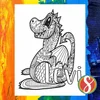 Free LEVI Name Coloring Page Printable — Stevie Doodles