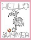 Free Flamingo Coloring Pages — Stevie Doodles