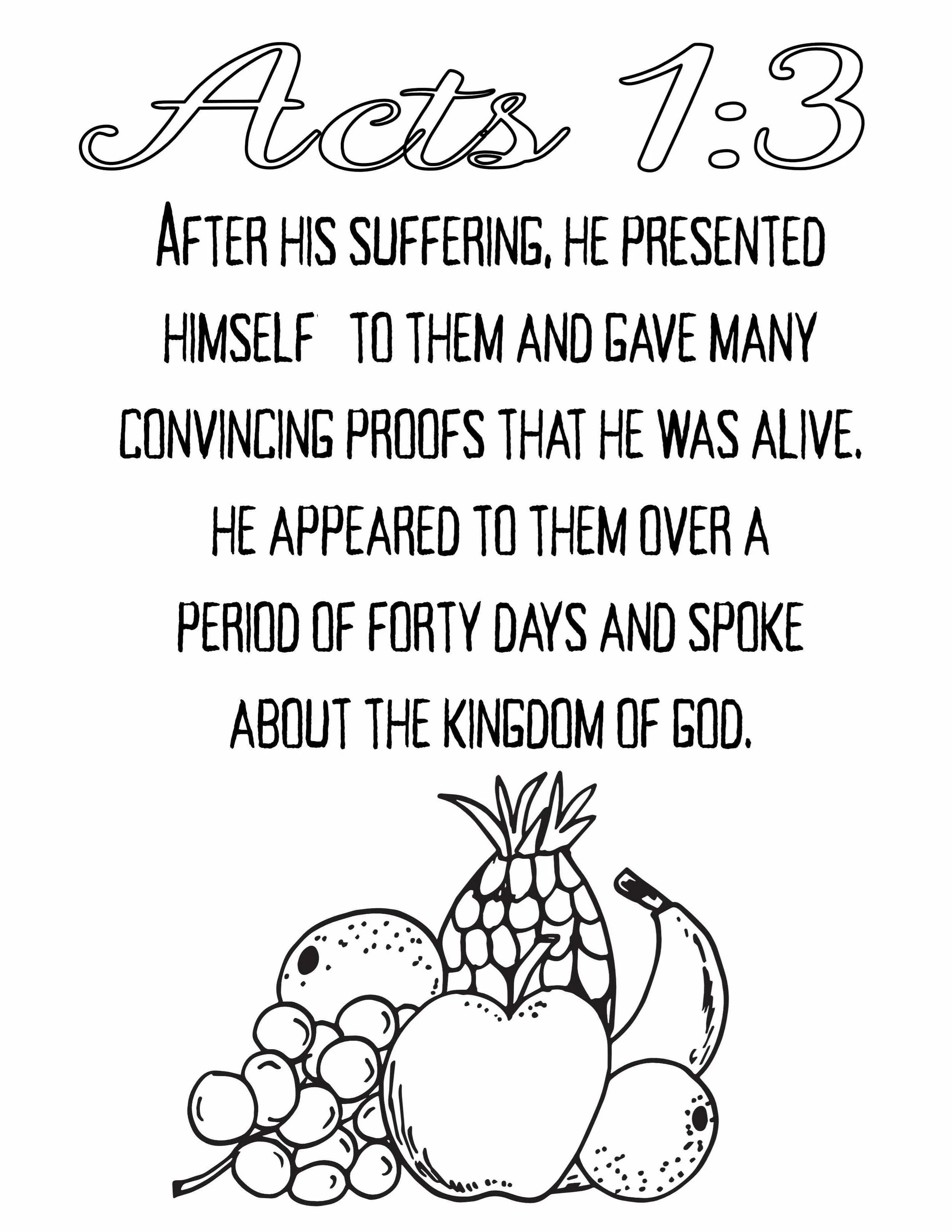 Free Acts Coloring Pages - Scripture — Stevie Doodles