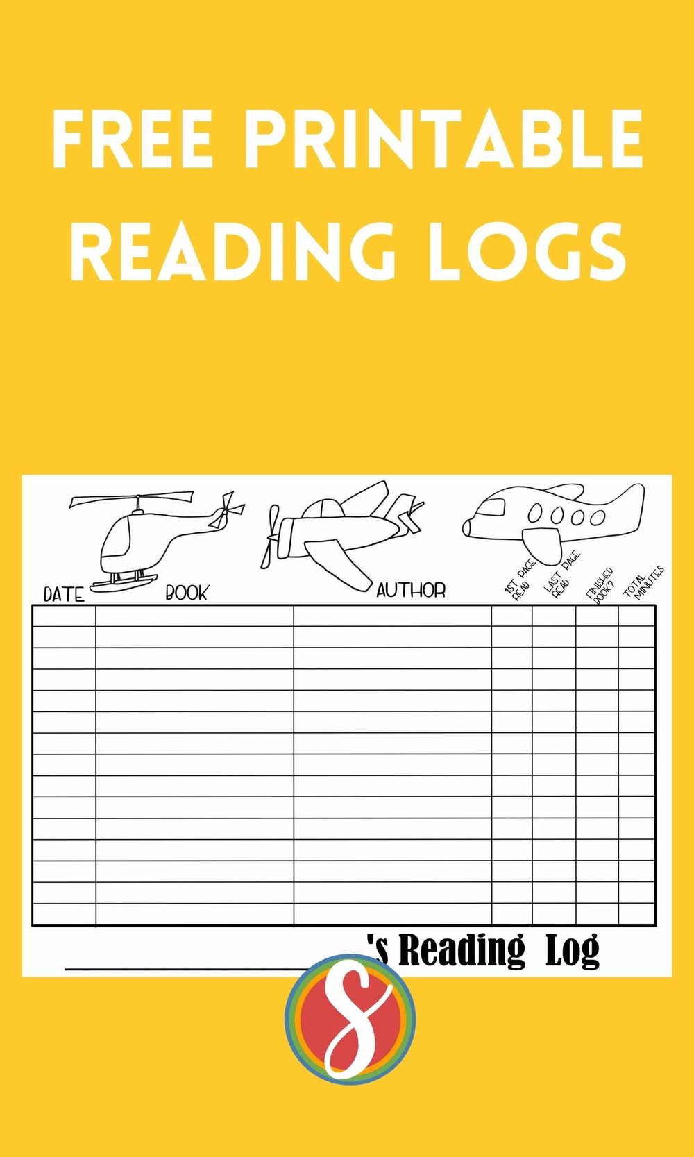 20+ Free Printable Reading Logs — Stevie Doodles