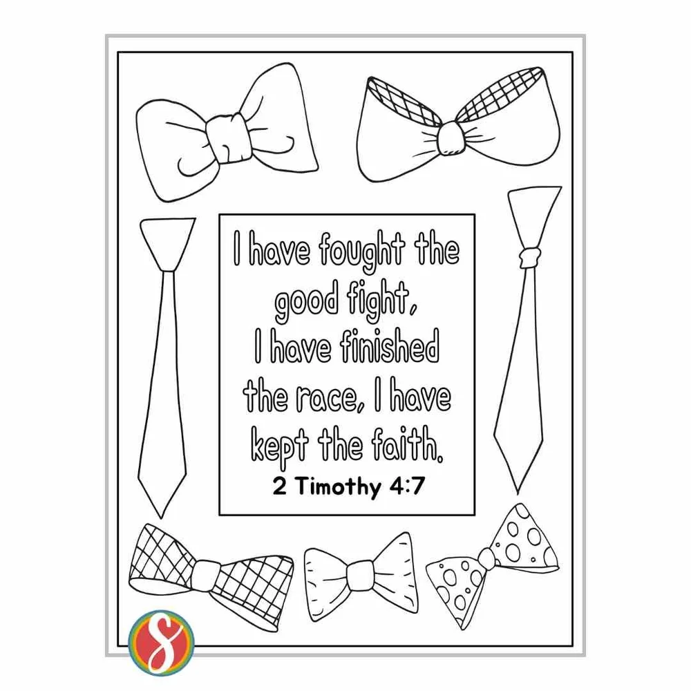Free Faith Verses Coloring Pages — Stevie Doodles