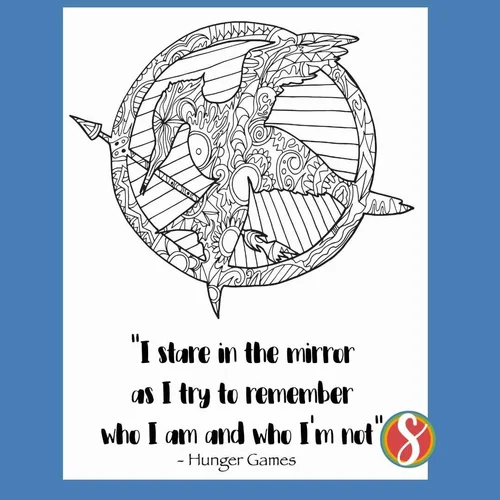 Free Hunger Games Coloring Pages — Stevie Doodles