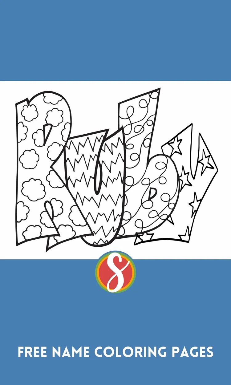 RUBY! 5 Free Printable Coloring Pages — Stevie Doodles