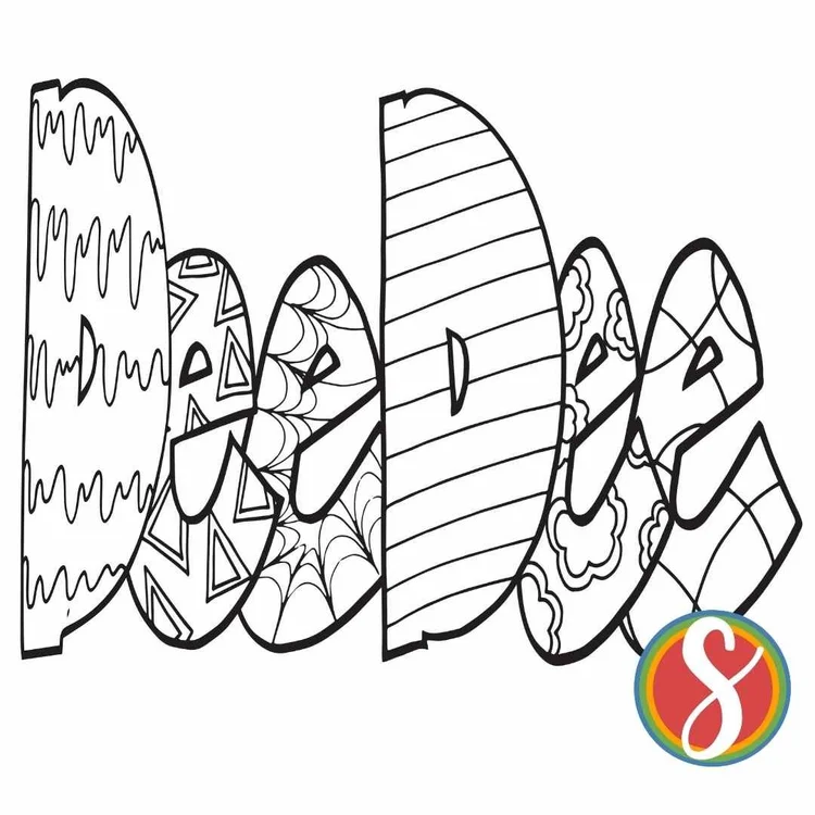 Free Dee Dee Name Coloring Page — Stevie Doodles