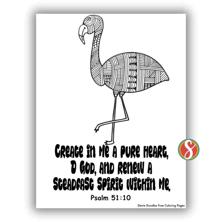 Free Psalms 51 - 60 COLORING PAGES — Stevie Doodles
