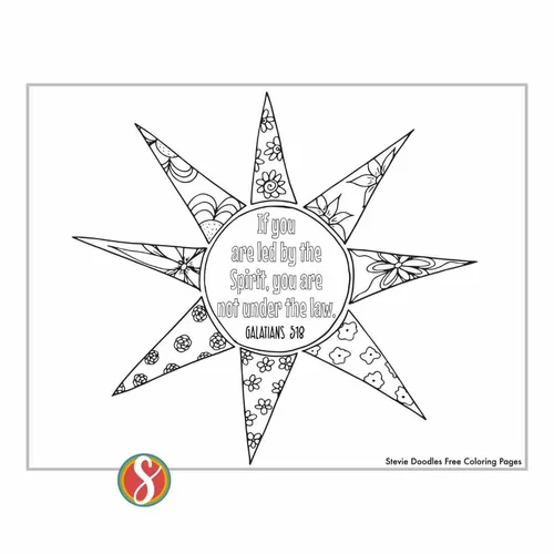 Free Galatians Coloring Pages — Stevie Doodles