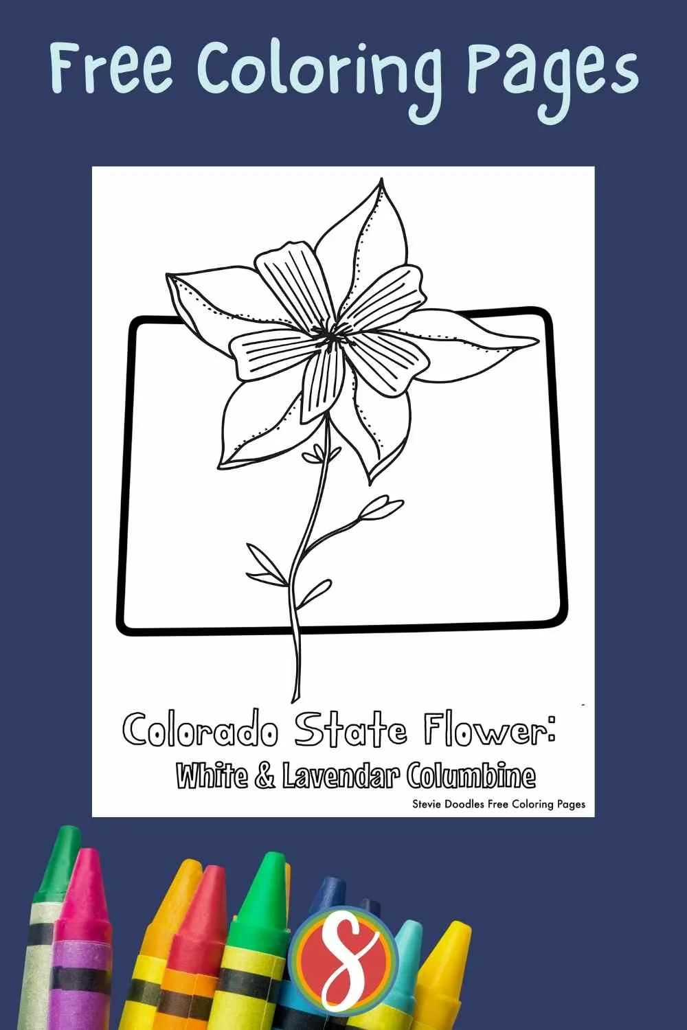 Free Colorado Coloring Pages — Stevie Doodles