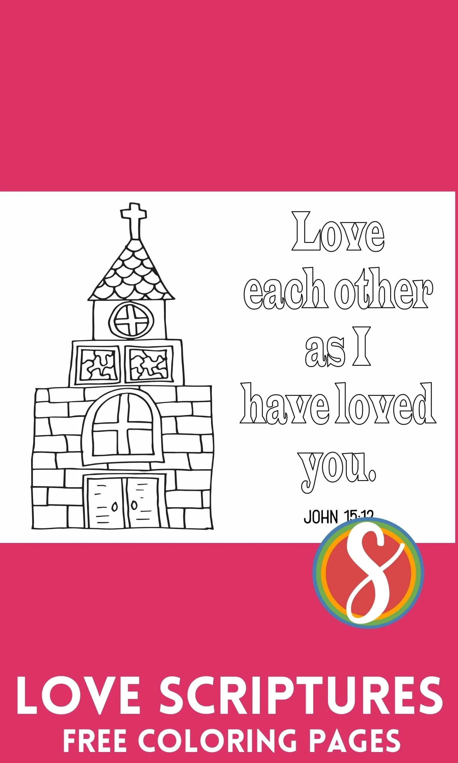 17 Coloring Pages With Bible Verses About Love - Free Printable ...