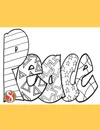 Free Peace Coloring Page — Stevie Doodles