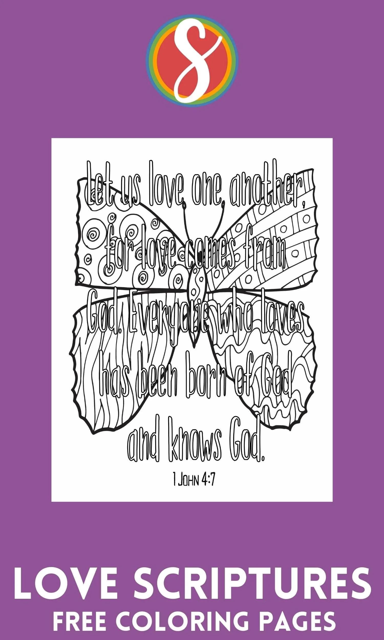 17 Coloring Pages With Bible Verses About Love - Free Printable ...
