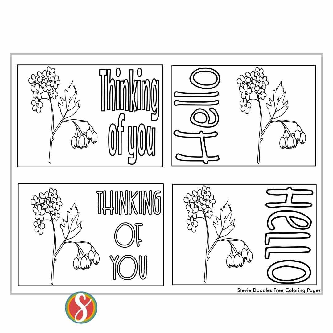 Free Hawthorn Coloring Pages — Stevie Doodles