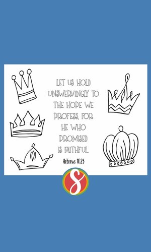 Free Hope Bible Verse Coloring Page — Stevie Doodles