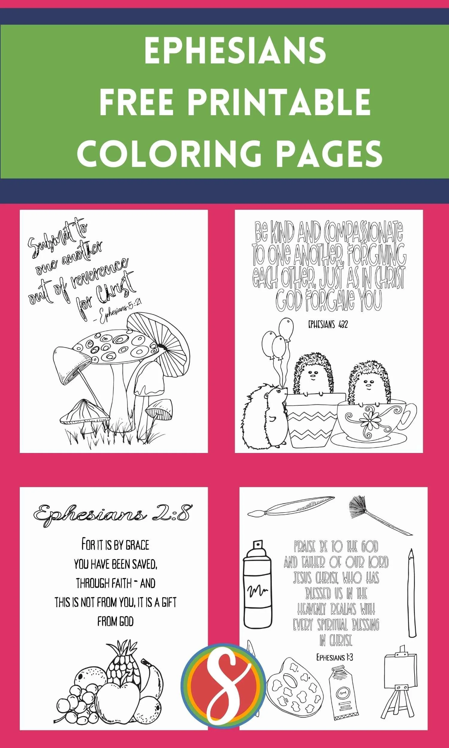 Free Ephesians Coloring Pages Stevie Doodles Free Ephesians Coloring Pages Stevie Doodles
