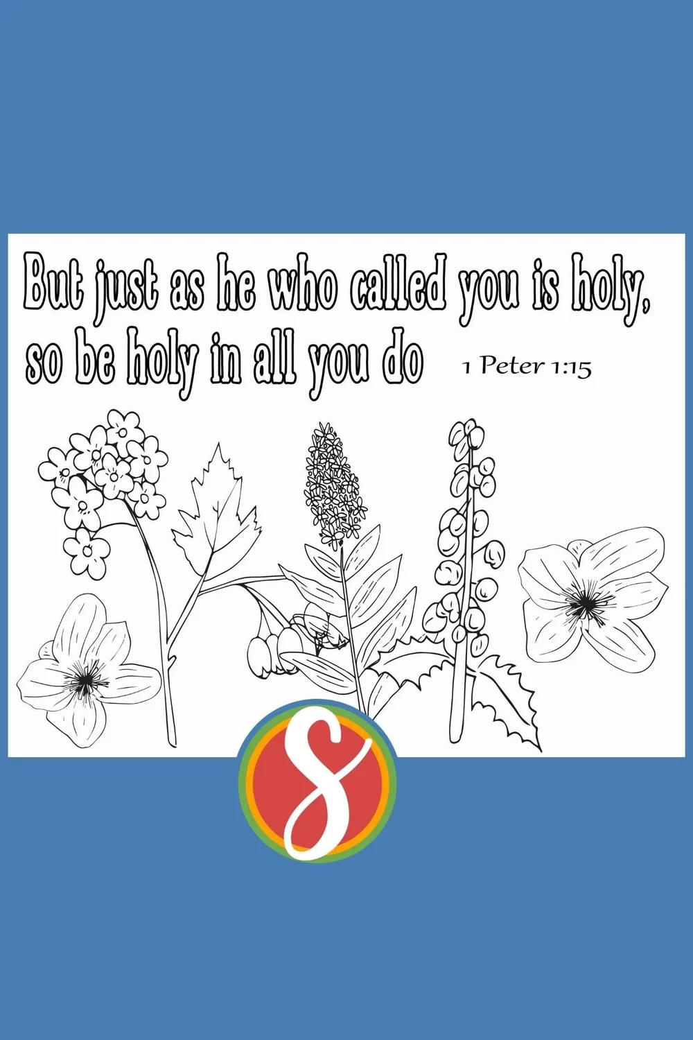 Free 1 Peter Coloring Pages — Stevie Doodles