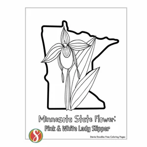 Free Minnesota Coloring Pages — Stevie Doodles