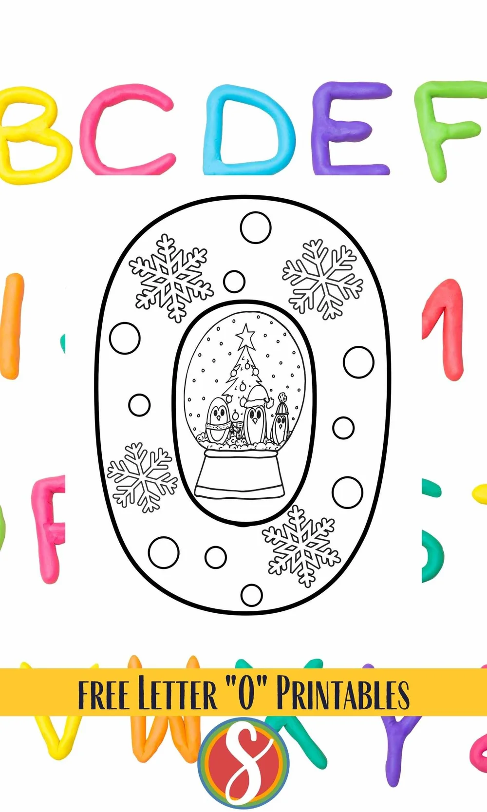 Letter "O" Coloring Pages — Stevie Doodles