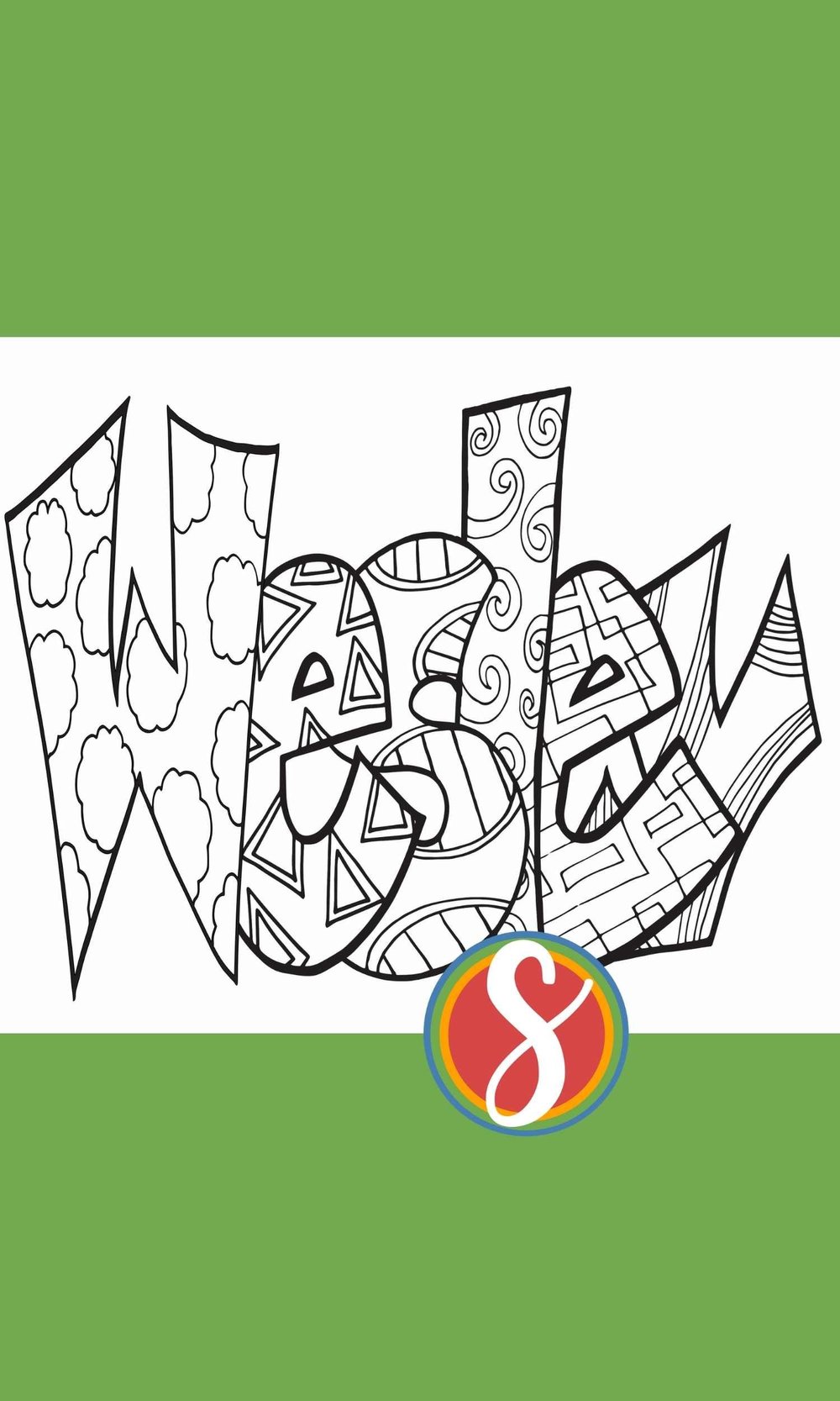 WESLEY - 2 Free Coloring Pages — Stevie Doodles