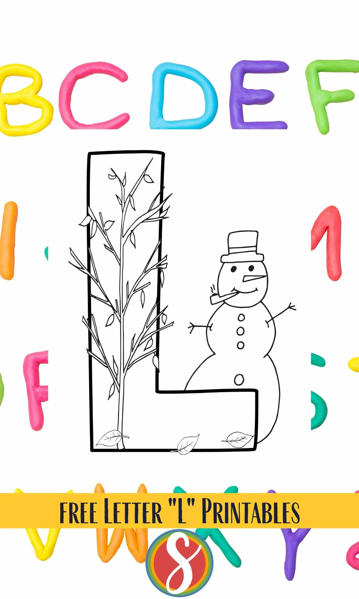 Free Letter L Coloring Pages — Stevie Doodles