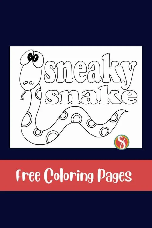 Free Snakes Coloring Page — Stevie Doodles