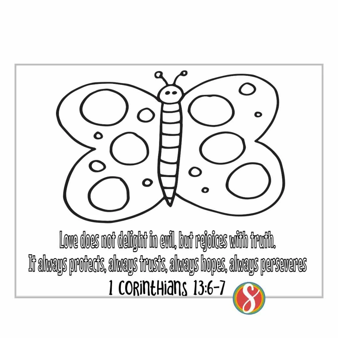 Free 1 Corinthians Coloring Pages — Stevie Doodles