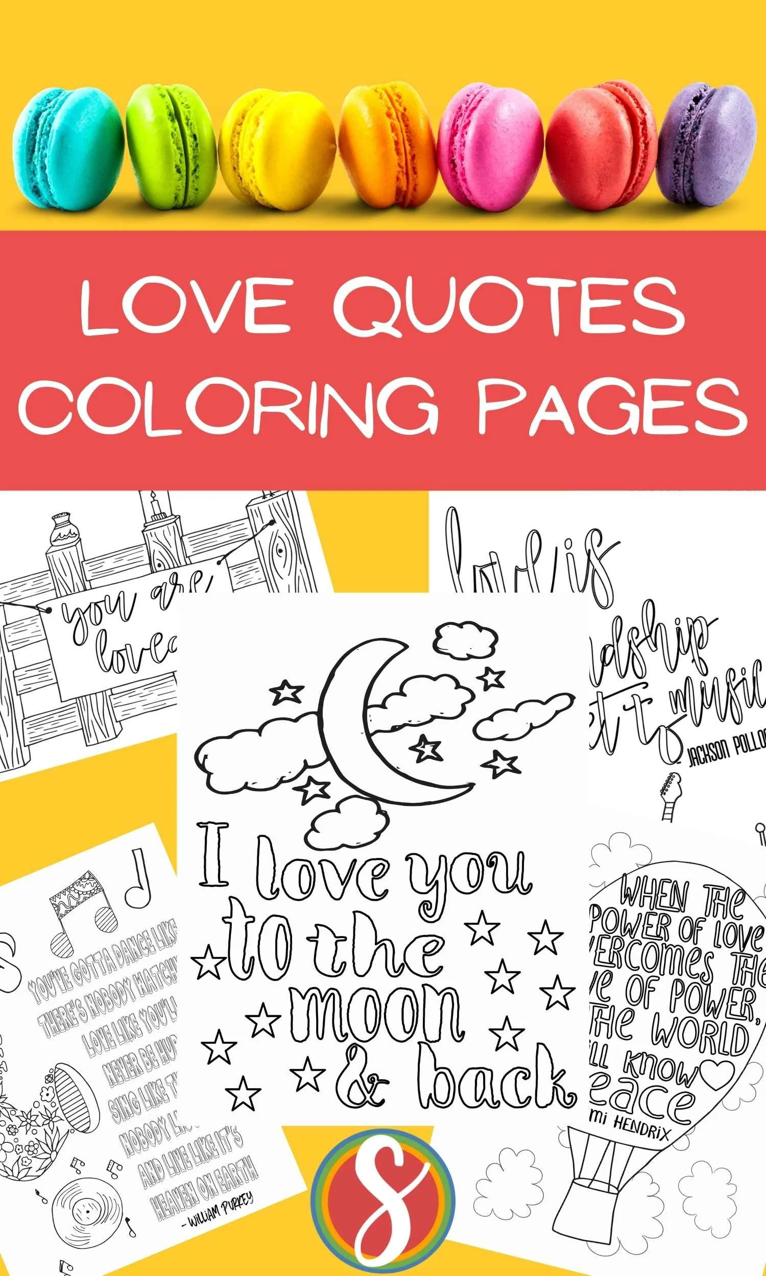 Free Love Coloring Pages — Stevie Doodles