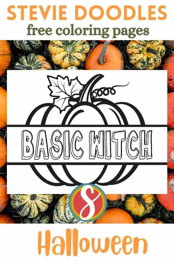 Free Halloween Coloring Pages — Stevie Doodles