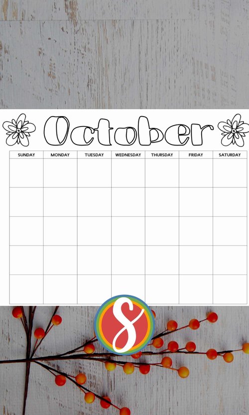 Free Calendar Printables - Printable Pages For Each Month — Stevie Doodles