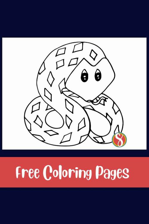 Free Snakes Coloring Page — Stevie Doodles