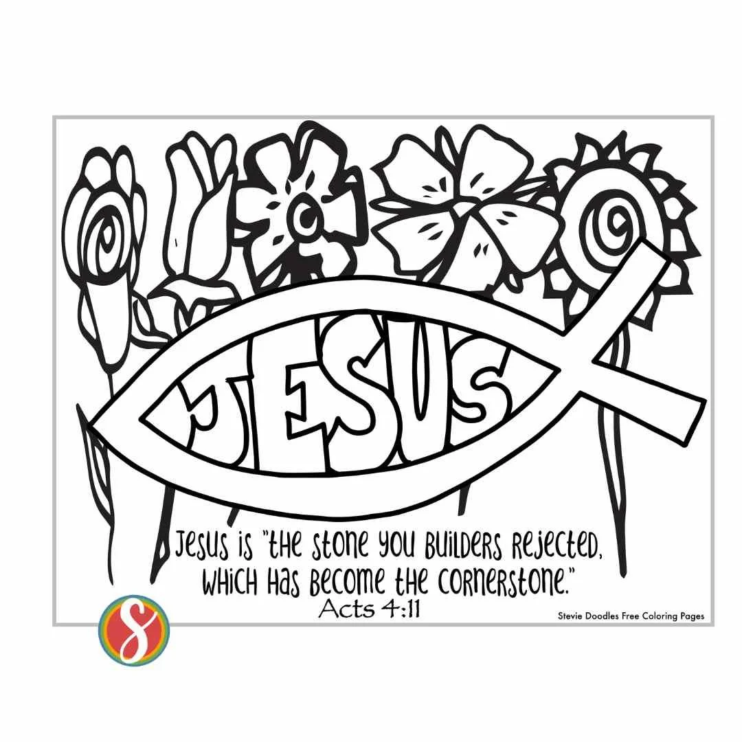 Free Acts Coloring Pages - Scripture — Stevie Doodles
