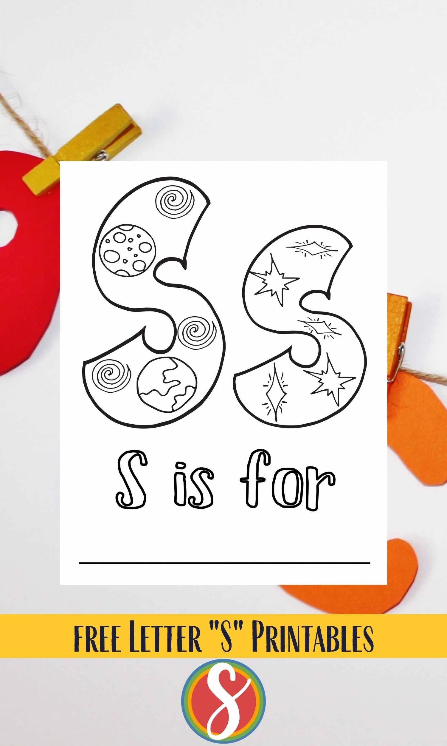 10 Free Letter S Coloring Pages — Stevie Doodles