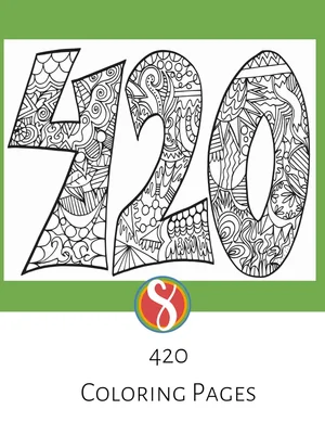Free 420 Coloring Page — Stevie Doodles